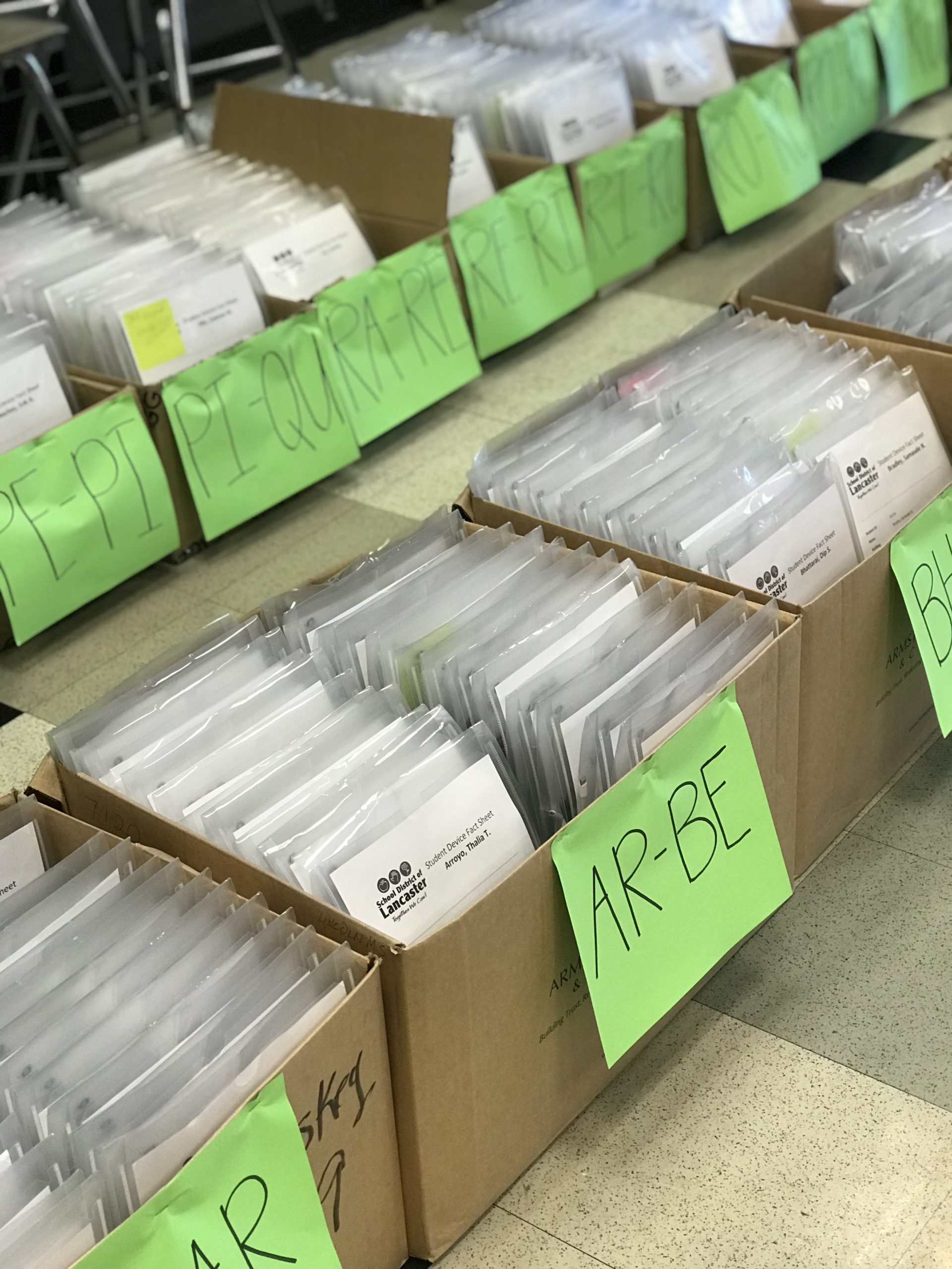 Wharton iPad Distribution - School District of Lancaster