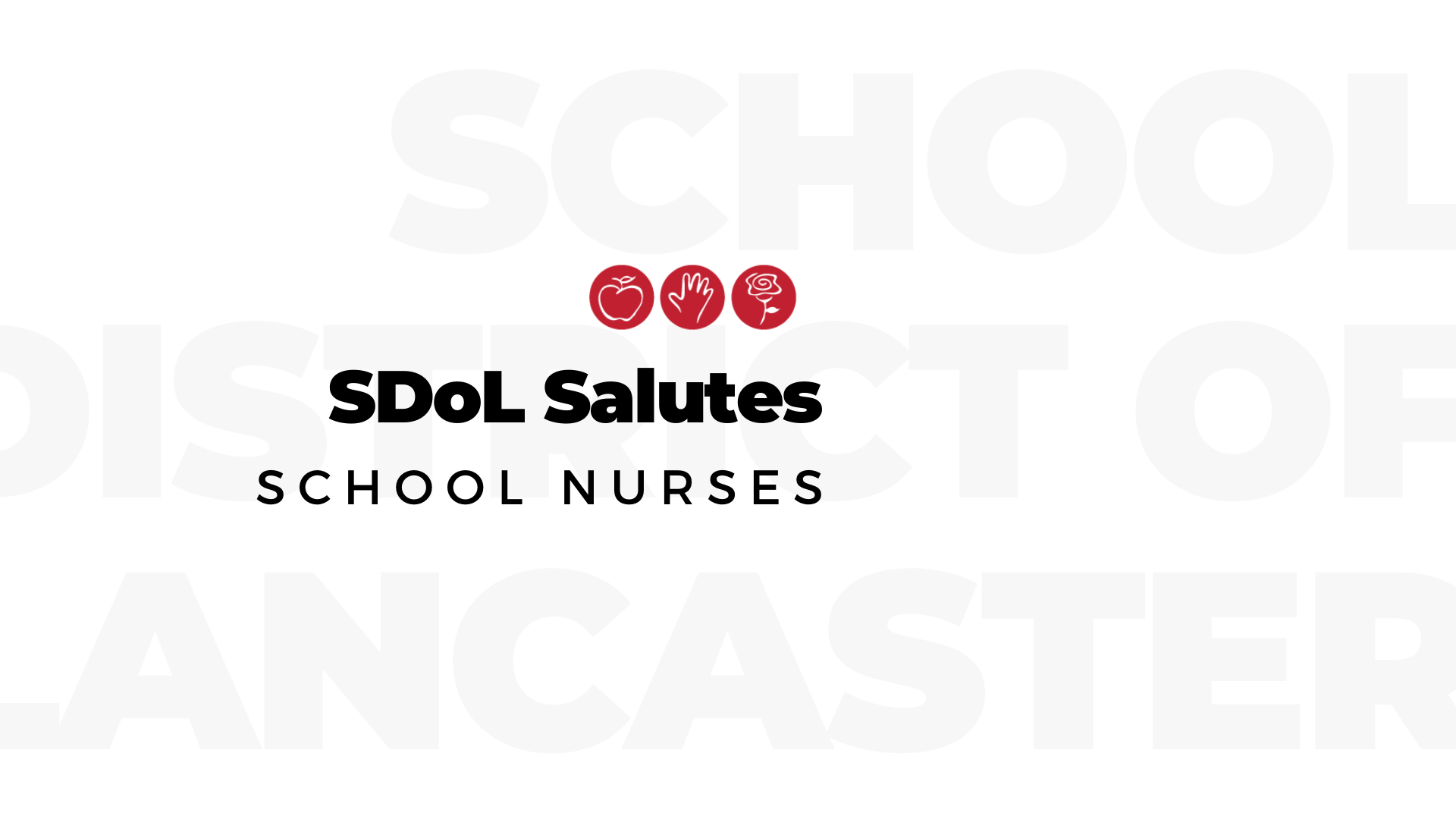 SDoL Salutes: Our school nurses-on the front lines - School District of ...