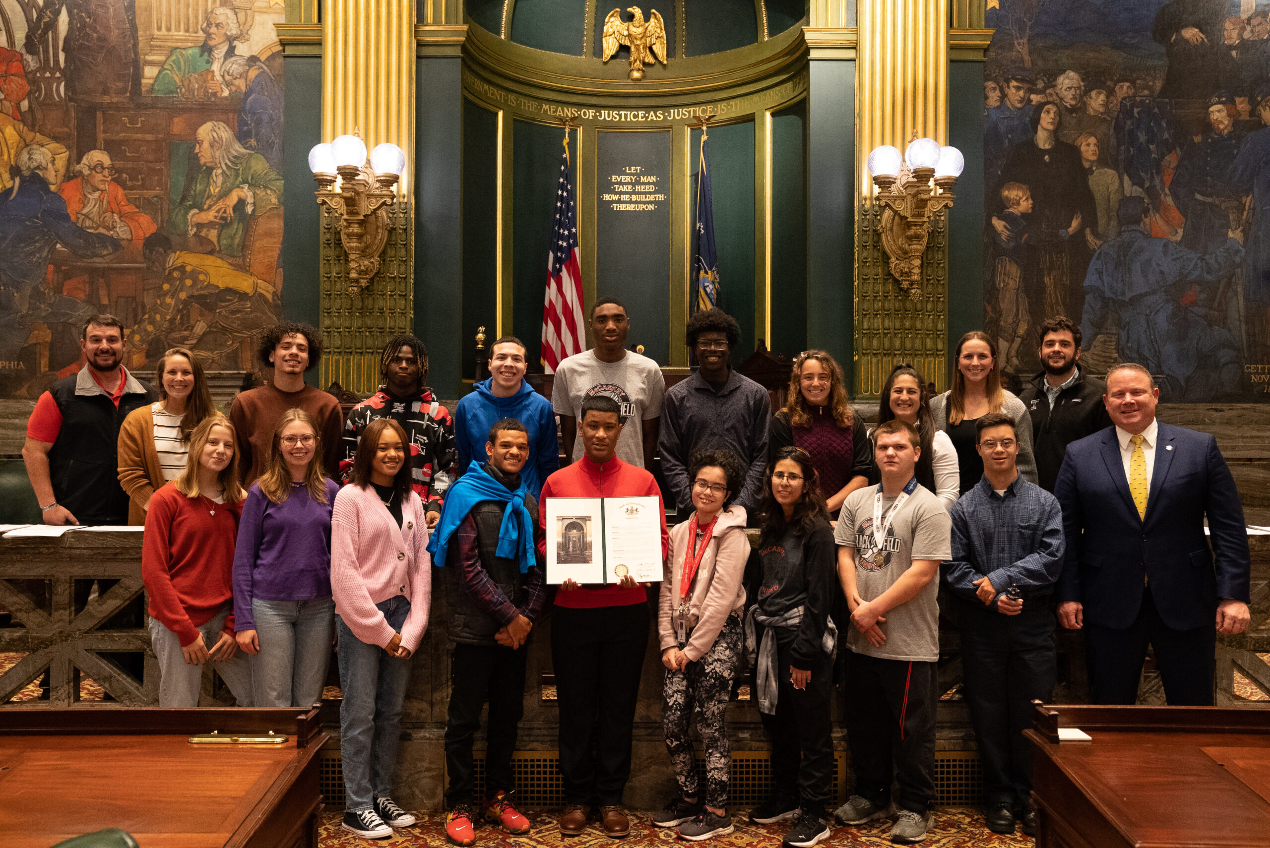 State proclamation honors McCaskey Unified Track - School District of ...
