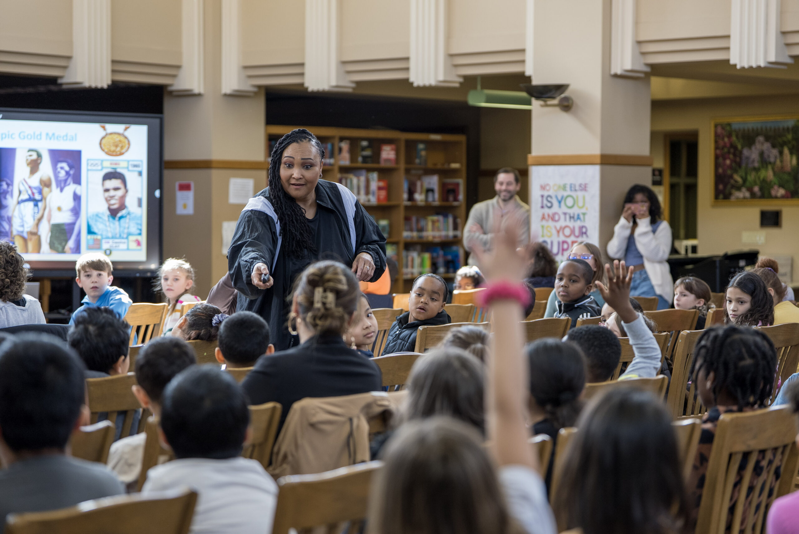 McCaskey students step into the legacy of Muhammad Ali with Maryum Ali ...